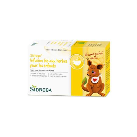 Sidroga infusion bio aux herbes pour enfant 20 sachets